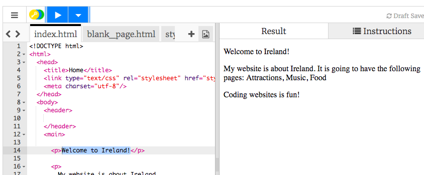 Creating a web page · Beginner HTML